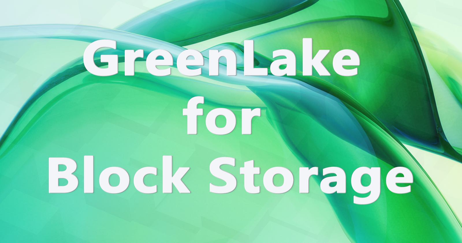 GreenLake for Block Storage - HPE METROCONNECT