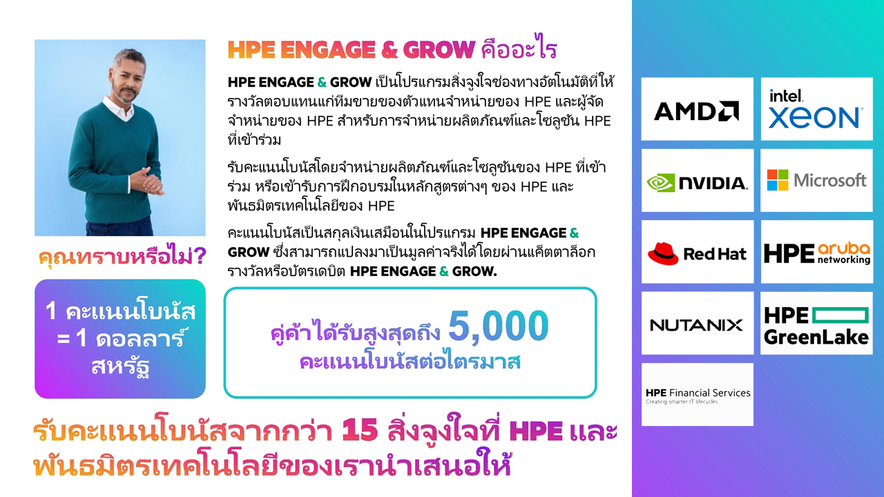 HPE ENGAGE & GROW Program - Partner Incentive - HPE METROCONNECT